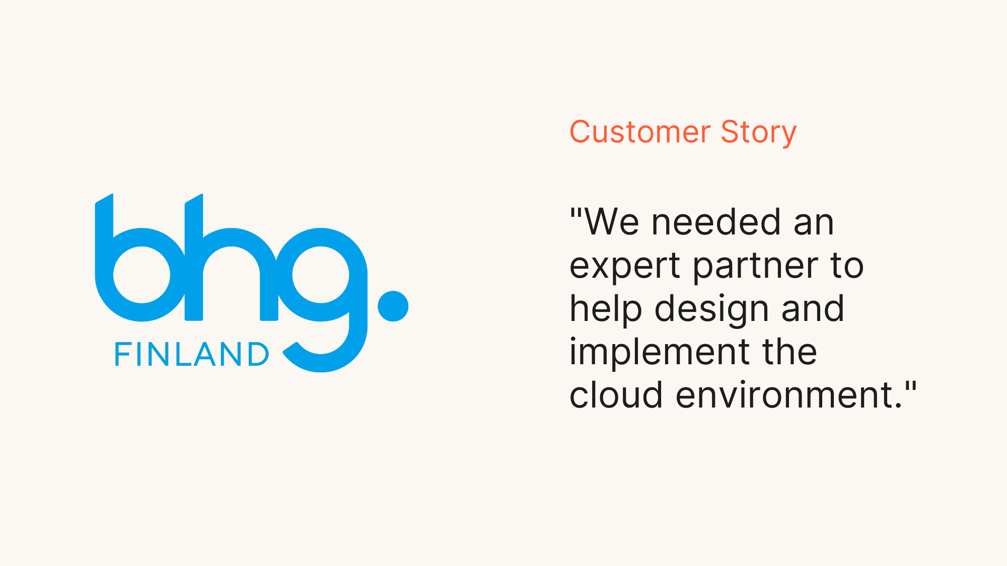 Secure GCP infrastructure and architecture for BHG Finland